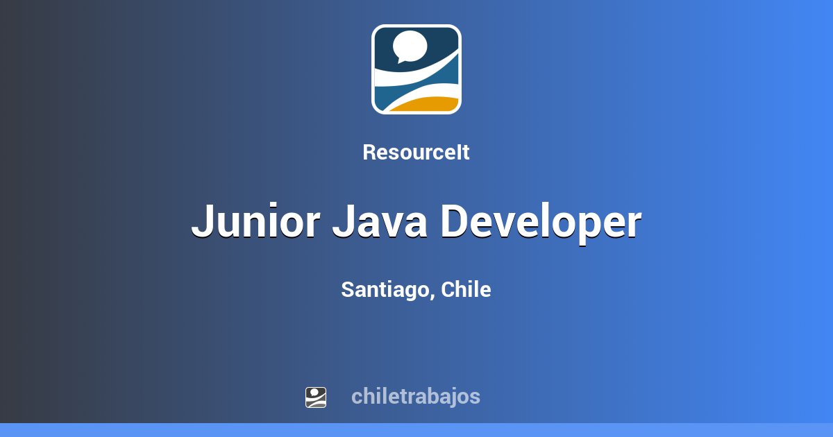 Junior Java Developer - Santiago | Chiletrabajos