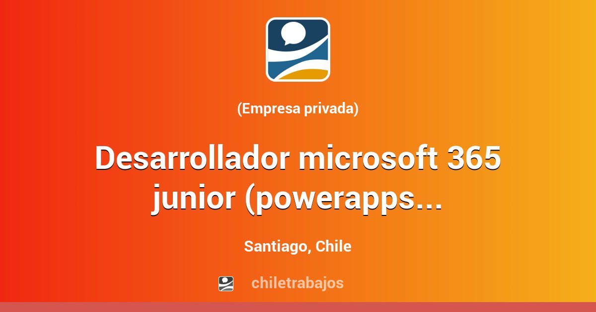 Desarrollador microsoft 365 junior (powerapps y flow) por proyecto de 2 ... Desarrollador microsoft 365 junior (powerapps y flow) por proyecto de 2 ...