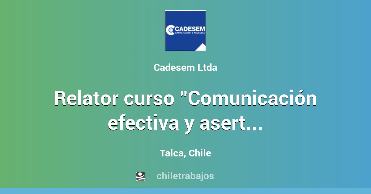 Relator curso Relator curso