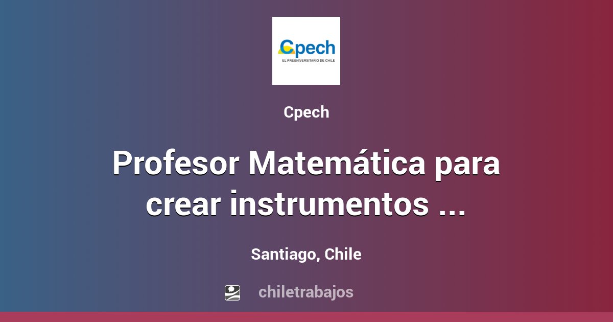 Profesor Matemática para crear instrumentos de evaluación y recursos ...