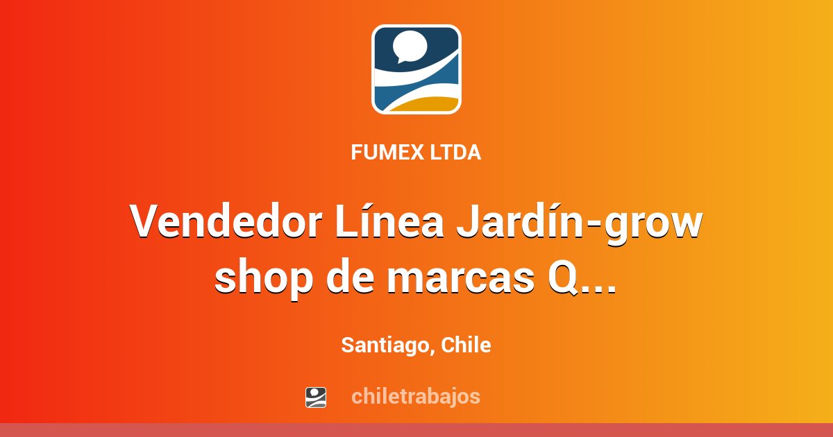 Vendedor Línea Jardín-grow shop de marcas Queen´s Garden y Fumex ...
