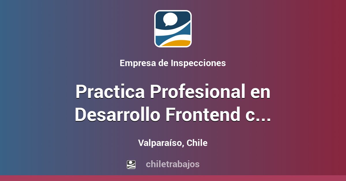 Practica Profesional en Desarrollo Frontend con Angular - Valparaíso ... Practica Profesional en Desarrollo Frontend con Angular - Valparaíso ...