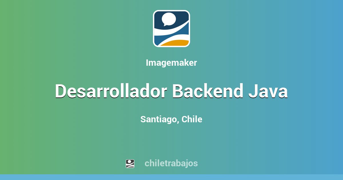 Desarrollador Backend Java - Santiago | Chiletrabajos