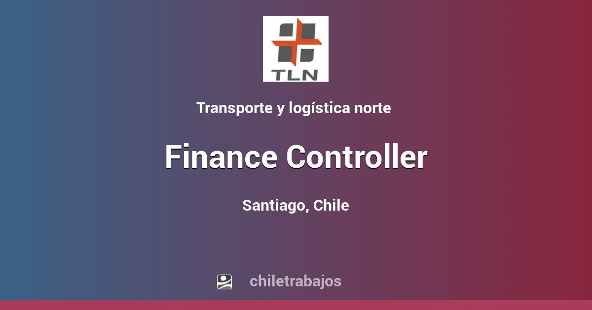 Finance Controller - Santiago | Chiletrabajos