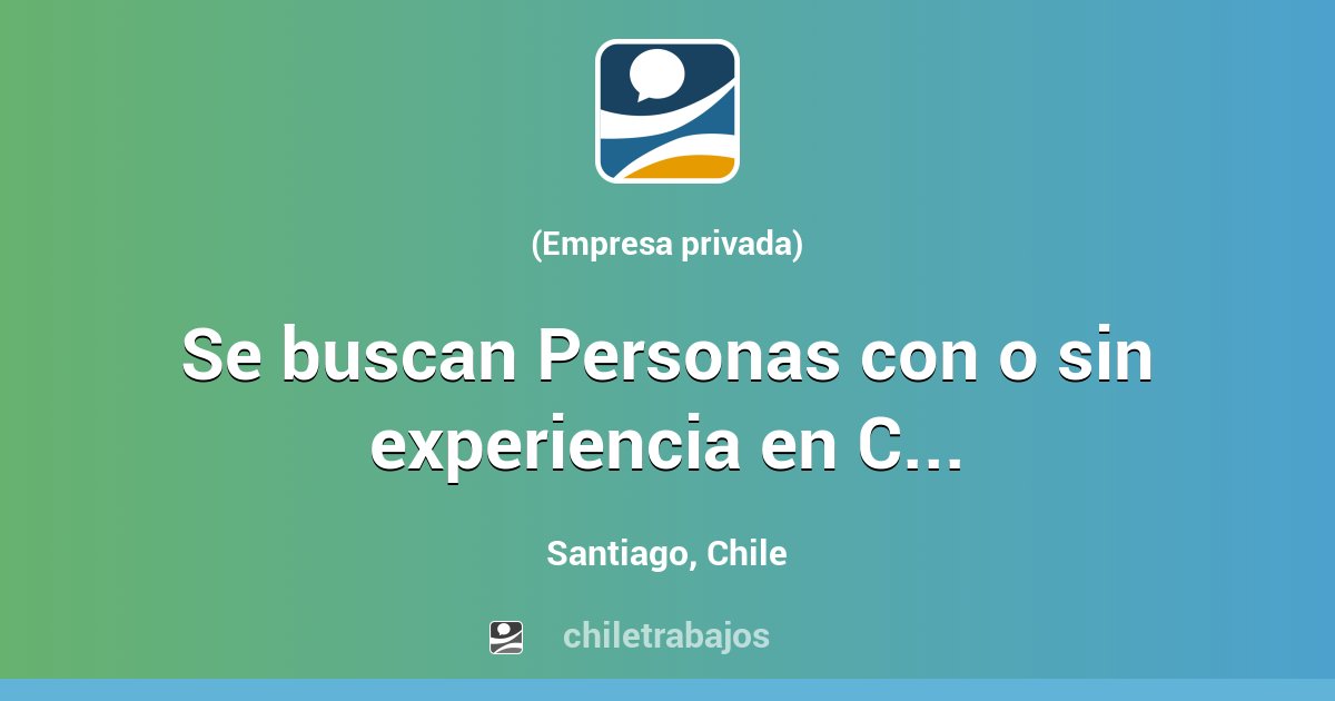 Se buscan Personas con o sin experiencia en Carnicería - Santiago ...