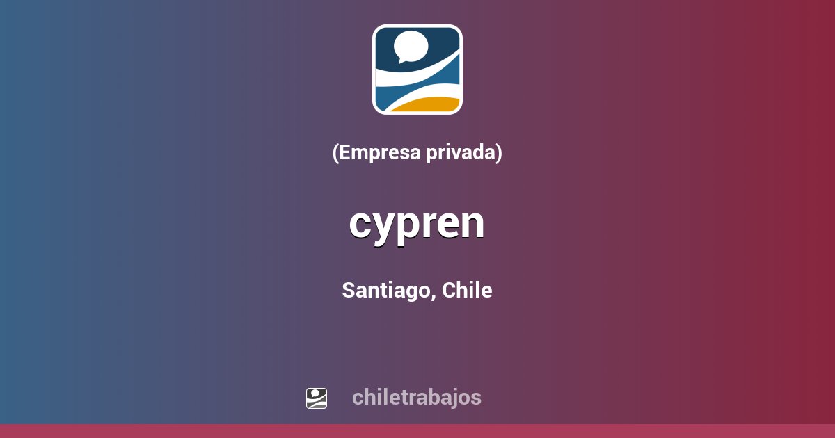 cypren - Santiago | Chiletrabajos