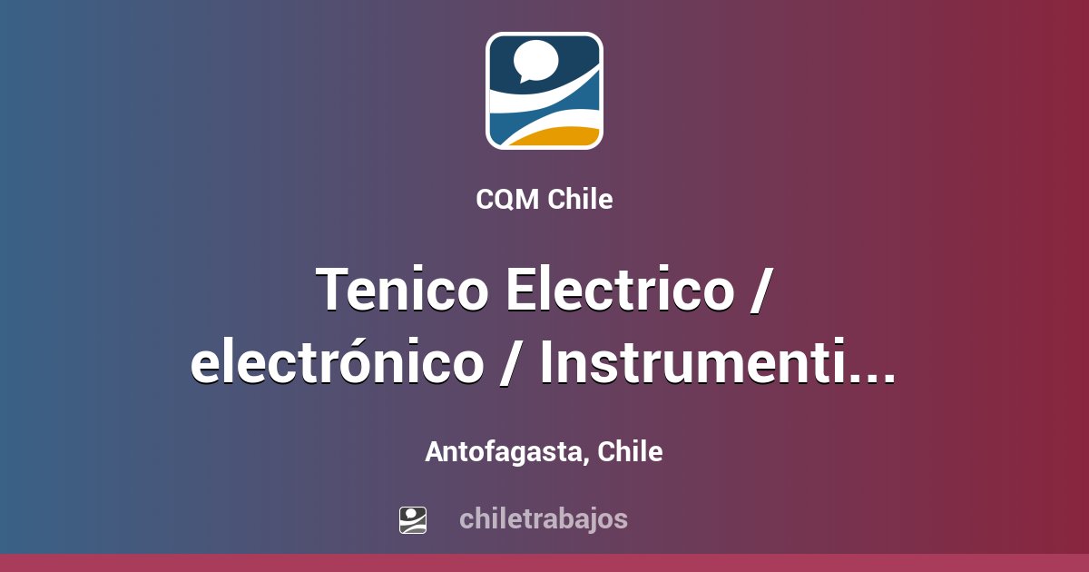 Tenico Electrico / electrónico / Instrumentista / Clima para Hospital ...