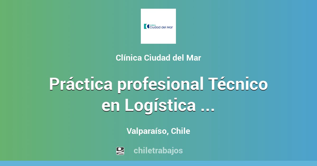 Práctica profesional Técnico en Logística - Unidad Abastecimiento ...